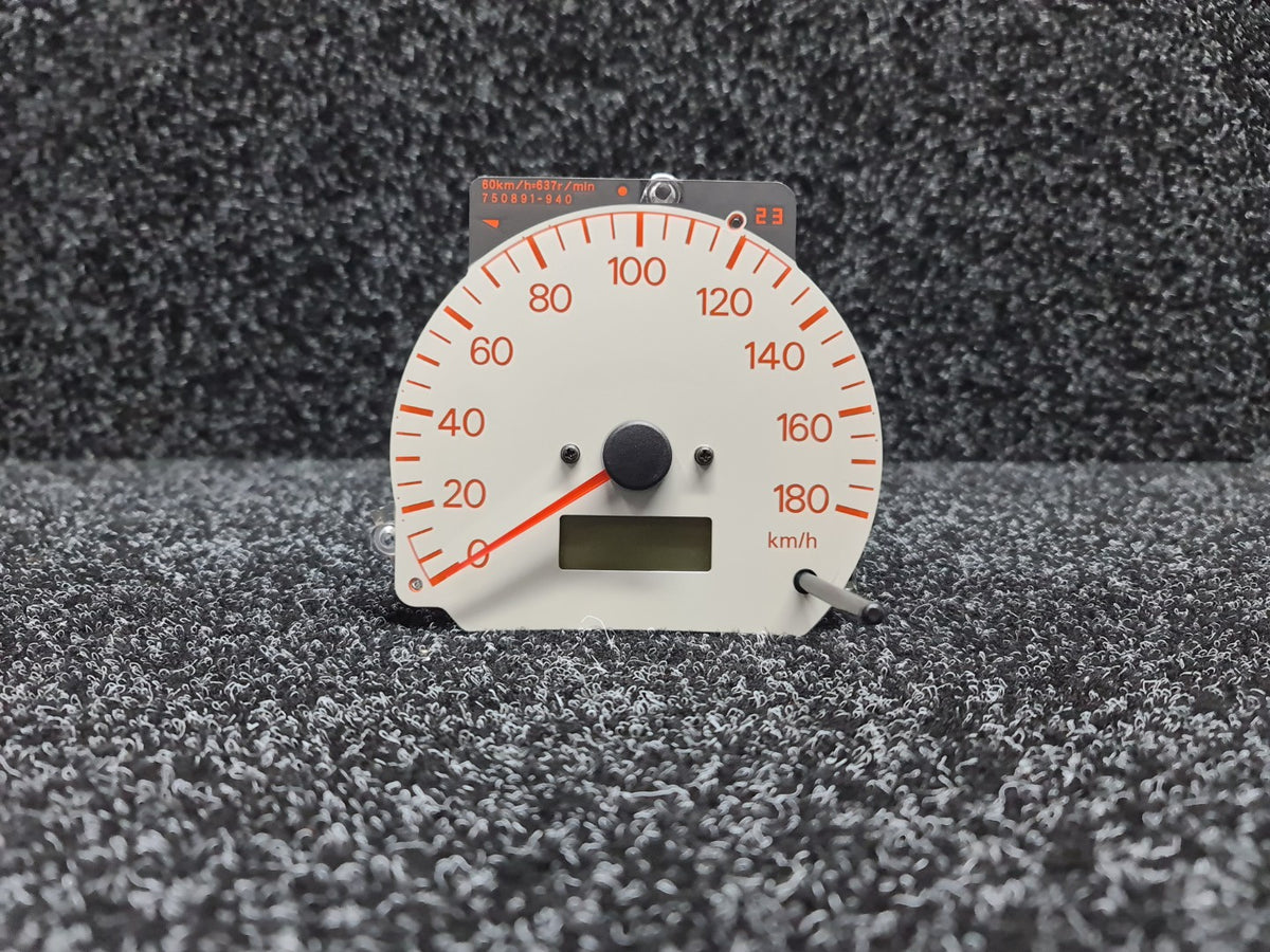 Genuine Mitsubishi Evolution 4 / 5 Speedometer 180 KM/H - WHITE Face ...