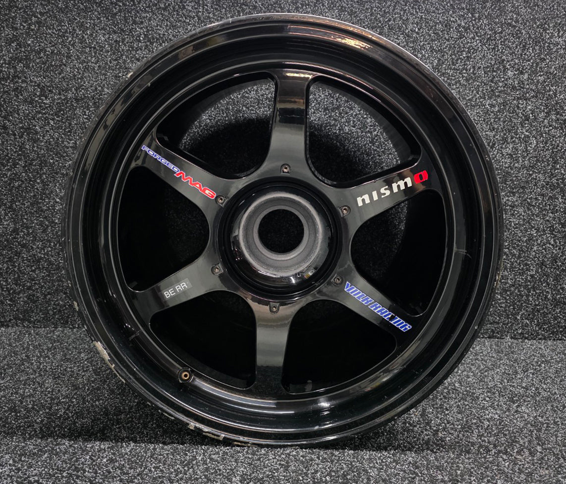 NISMO Super GT Nissan GTR VOLK Racing Single Forged Mag Rim 18 inch x ...